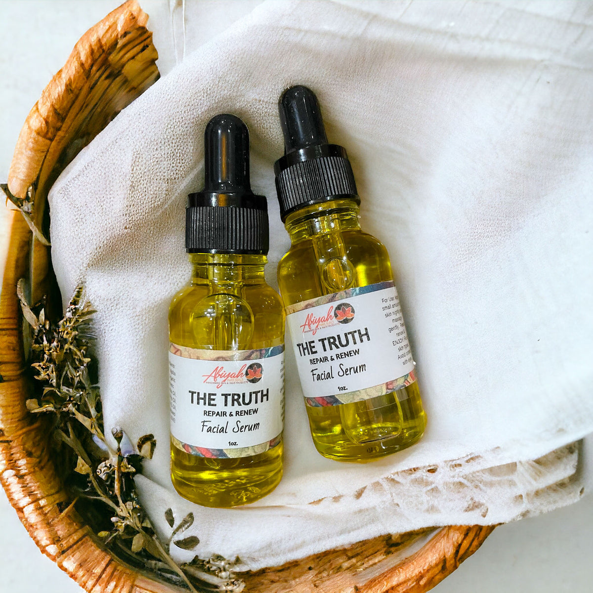 THE TRUTH: Repair & Renew Facial Serum – Abiyah Naturals Handmade