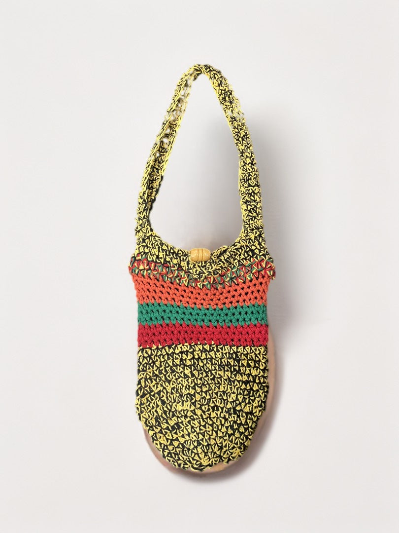 CROCHET MULTI COLOR BAG – Abiyah Naturals Handmade